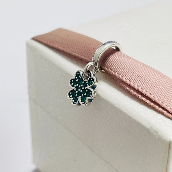 Pandora | Jewelry | Pandora Four Leaf Clover Dangle Charm | Poshmark